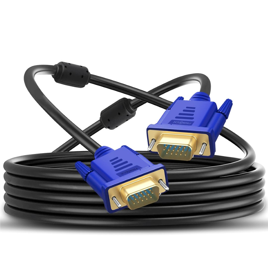 Frontech VGA Cable - 1.5M | Enhanced Signal Transmission for HD Audio ...
