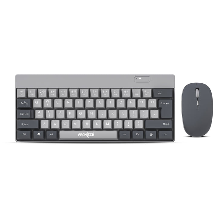 Buy Frontech Wireless Keyboard & Mouse Combo | Compact Design ...