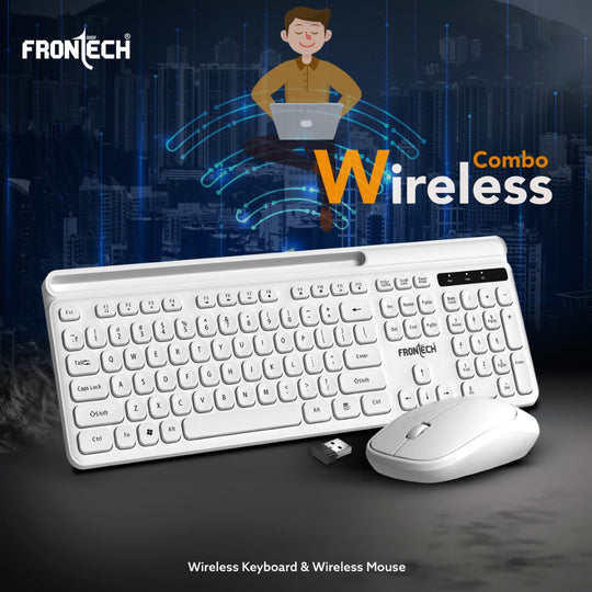 Buy Frontech Wireless Keyboard and Mouse Combo Online – Frontech Online