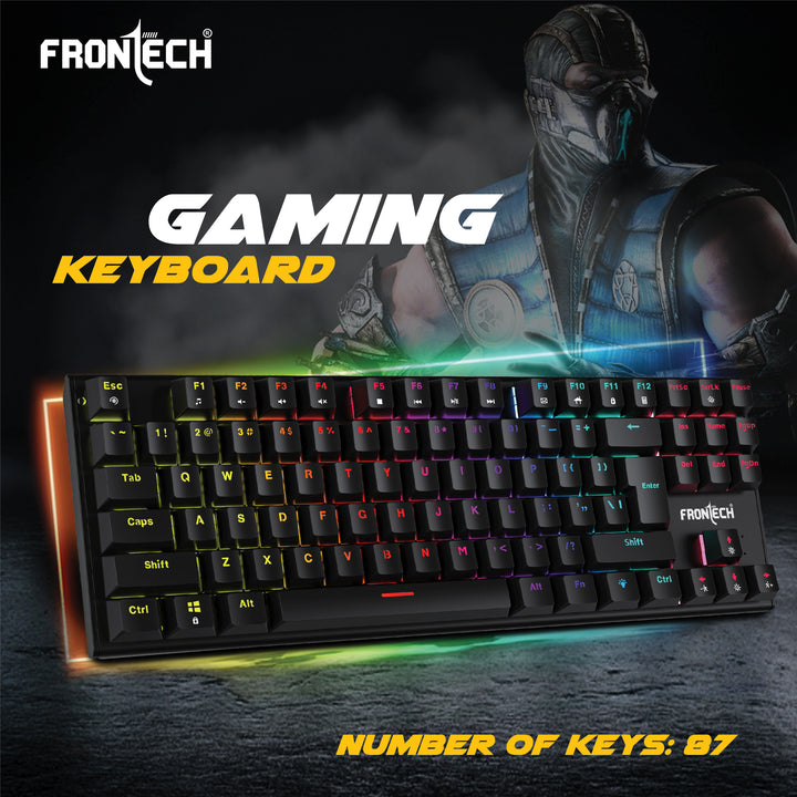 Best Wired Gaming Keyboard RGB Backlight for PC and Laptop – Frontech ...