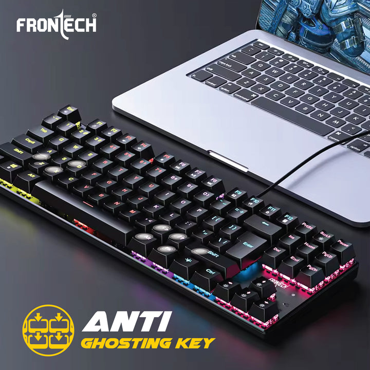 Best Wired Gaming Keyboard RGB Backlight for PC and Laptop – Frontech ...