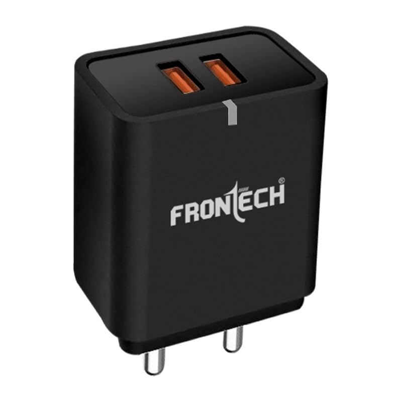 12W/2.4A Dual USB Charger with Type-C Cable, Ultra Fast Charging, QC 3 ...