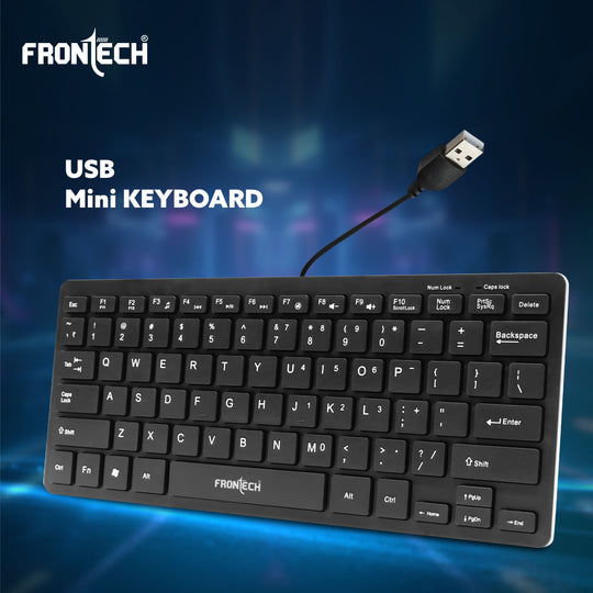 Buy Wired Mini Keyboard Online | Compact Keyboard for Laptop – Frontech ...