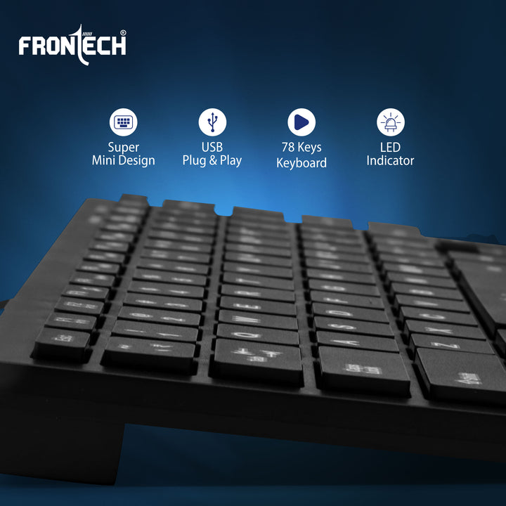 Wired Mini Keyboard (KB-0041) – Frontech Online